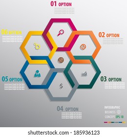 Modern Design Info Graphics Template Stock Vector (Royalty Free) 185936123