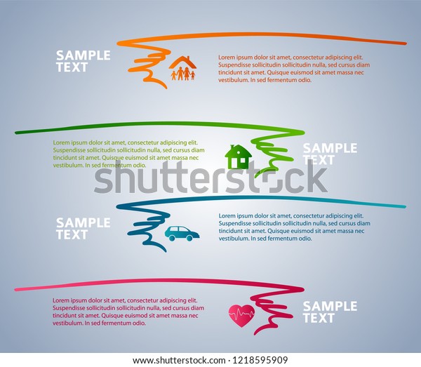 Modern Design Style Infographic Template Illustration Stock Vector ...