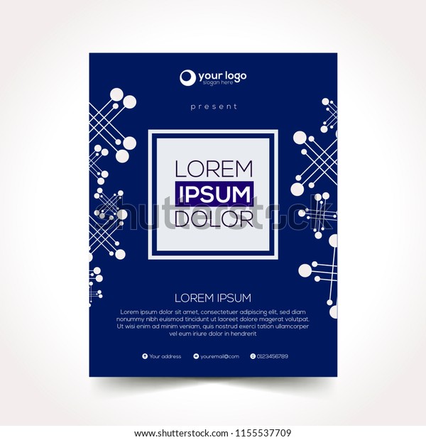 Modern Design Template Background Cover Poster Stock Vector (Royalty ...