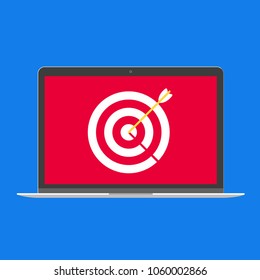 Modern Device Laptop Computer Netbook Pc Stock Vector (Royalty Free ...