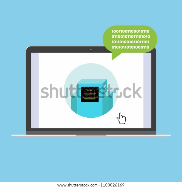 Modern Device Laptop Notebook Netbook Pc Stock Vector (Royalty Free ...