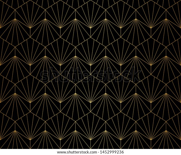 Modern Diamond Art Deco Seamless Pattern Stock Vector (Royalty Free ...