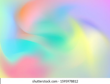 Abstract Neon Background Vibrant Gradient Mesh Stock Vector (Royalty ...