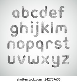 Modern Digital Style Texture Font Stock Vector (Royalty Free) 242759635 ...