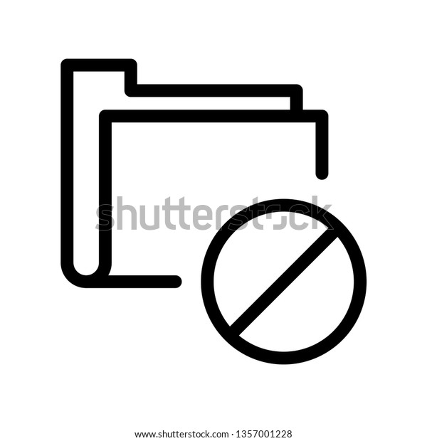 Modern Disabled File Folder Icon Stock Vector (Royalty Free) 1357001228 ...