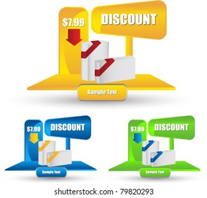 Modern Display Banner Products Stock Vector (Royalty Free) 79820293 ...