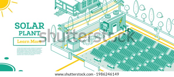 512 Isometric Solar Farm Images, Stock Photos & Vectors | Shutterstock