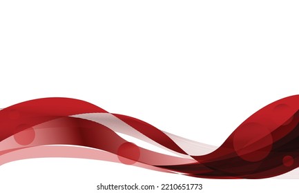 Modern Elegant Red Wave Design Background Stock Vector (Royalty Free ...