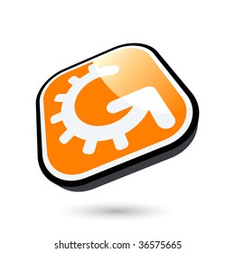 Modern Engineering Arrow Sign Stock Vector (Royalty Free) 36575665