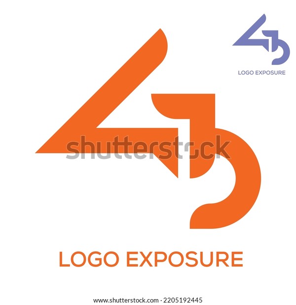 Modern Exposure Logo Design Image Vector Stock Vector (Royalty Free ...