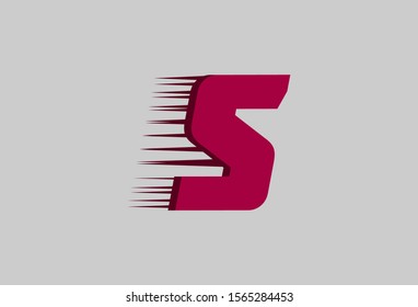 Modern Fast Letters Vector Logo Delivery Stock Vector (Royalty Free ...