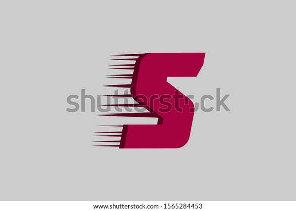 Modern Fast Letters Vector Logo Delivery Stock Vector (Royalty Free ...