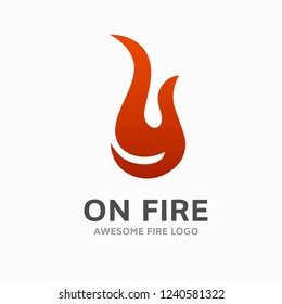 Ignite Fire Logo Design Symbol Stock Vector (Royalty Free) 641088580