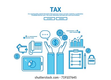 13,313 Tax Icon Vector Blue Images, Stock Photos & Vectors | Shutterstock