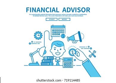 15,846 Financial advisor illustration Images, Stock Photos & Vectors ...