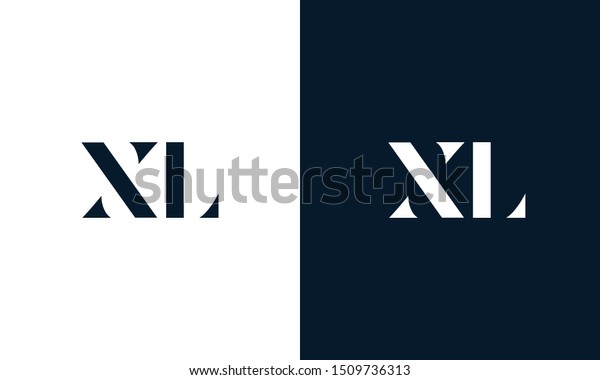 Modern Flat Letter Xl Logo This Stock Vector (Royalty Free) 1509736313 ...