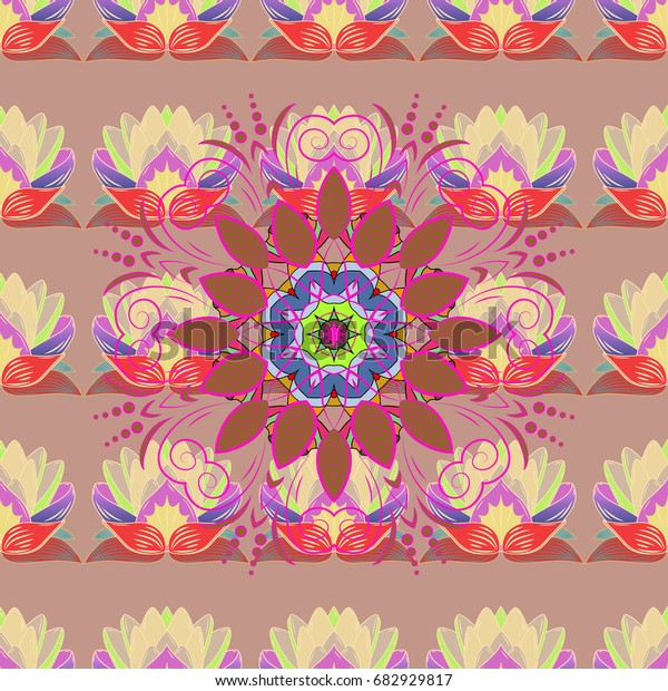 Modern Flourish Vector Background Wallpaper Illustration Stock Vector ...