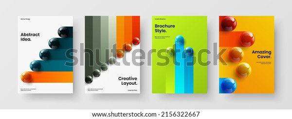 Modern Front Page Vector Design Template Stock Vector (Royalty Free ...