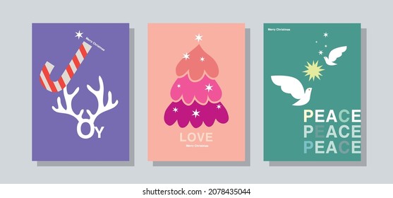 Modern Fun Printable Design Templates Posters Stock Vector (Royalty ...