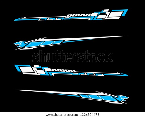 Modern Futuristic Design Template Concept Cool: vector de stock (libre ...