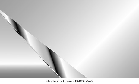 Modern Futuristic Silver Background Vector Stock Vector (Royalty Free ...