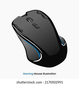Modern Gaming Mouse Vector Illustration Stock Vector (Royalty Free ...