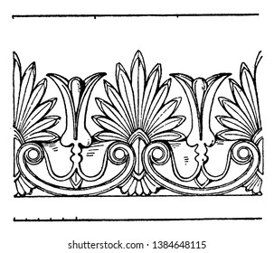 Modern German Cresting Border Found On Stock Vector (Royalty Free ...