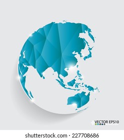 Modern Globe Design Vector Illustration Stock Vector (Royalty Free ...