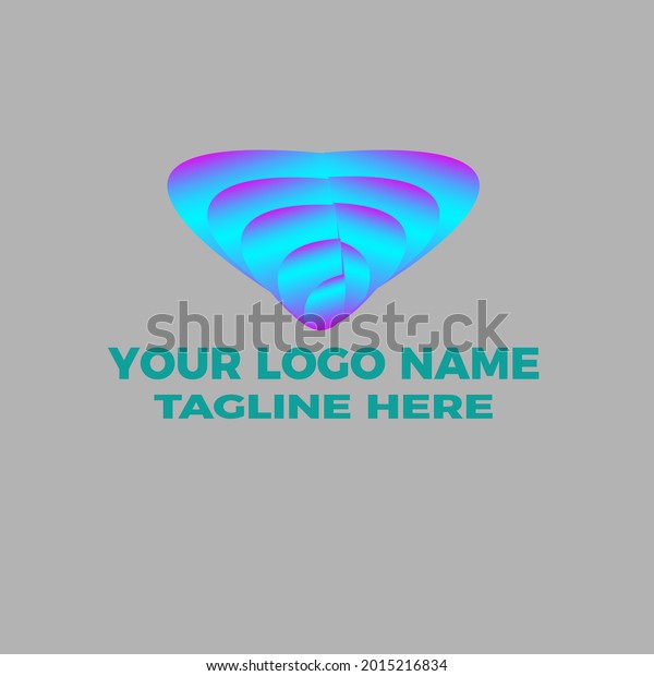 Modern Gradient Symbol Logo Design Concept Stock Vector (Royalty Free ...