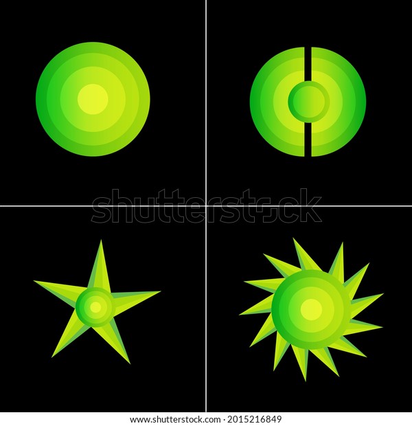 Modern Gradient Symbol Logo Design Concept Stock Vector (Royalty Free ...