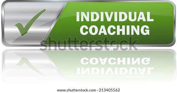 Modern Green Individual Coaching Label Sign Stock Vector (Royalty Free ...