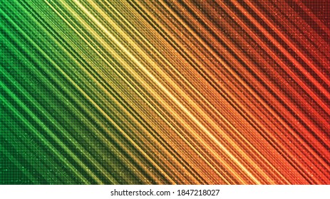 Modern Green Orange Technology Backgroundhitech Digital Stock Vector ...