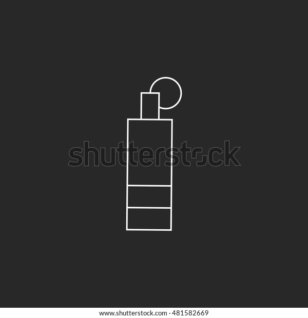 Modern Hand Grenade Symbol Sign One Stock Vector (Royalty Free ...