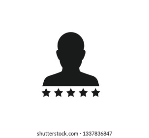 Modern Happy Customer Icon Vector Stock Vector (Royalty Free ...