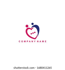 Modern Heart Logo Design Vector Stock Vector (Royalty Free) 1680411265 ...