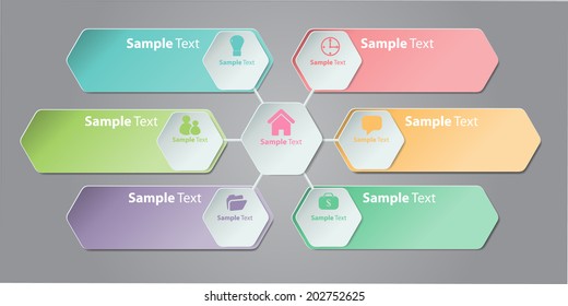 Vector Infographics Set Templates Diagram Graph Stock Vector (Royalty ...