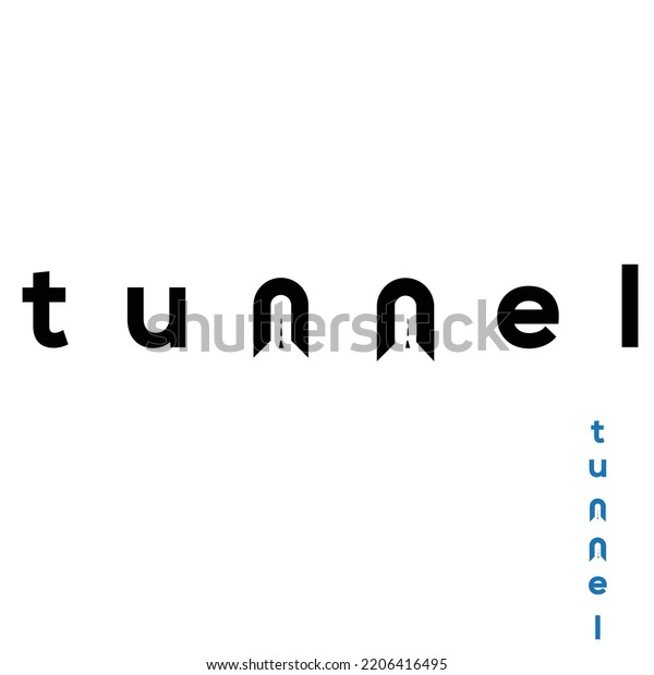 Modern Icon Design Tunnel Adit Underground Stock Vector (Royalty Free ...
