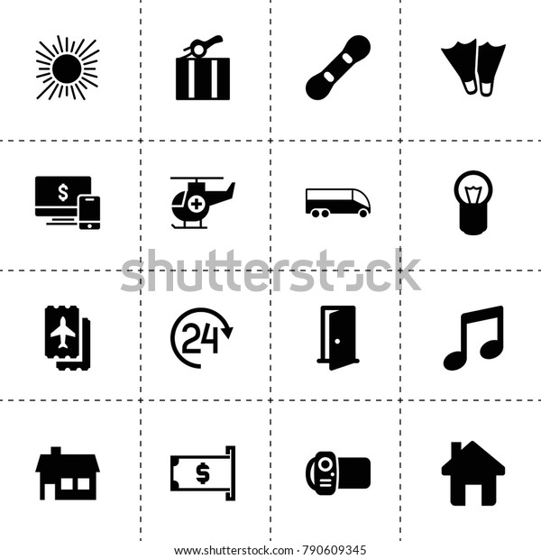 Modern Icons Vector Collection Filled Modern Stock Vector (Royalty Free ...