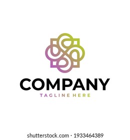 Modern Infinity Logo Design Cool Gradient Stock Vector (Royalty Free ...