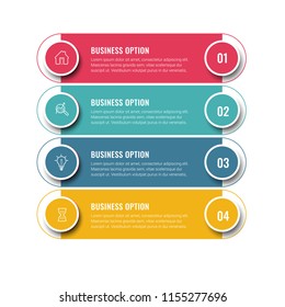 Modern Infographic Choice Template Stock Vector (Royalty Free) 1155277705