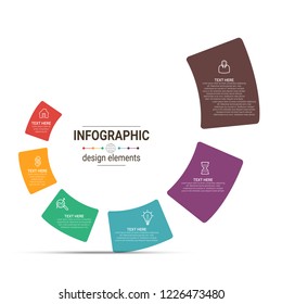Modern Infographic Choice Template Stock Vector (Royalty Free ...