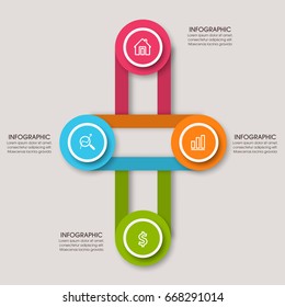 Tower Infographic Geometric Infographic Infographic Template Stock ...