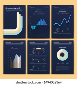 Dashboard Ui Statistic Graphs Data Charts Stock Vector (Royalty Free ...
