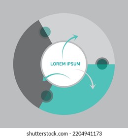 Modern Infographic Vector Template Creative Information Stock Vector ...