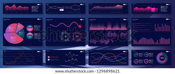 Modern Modern Infographic Vector Template Statistics Stock Vector ...