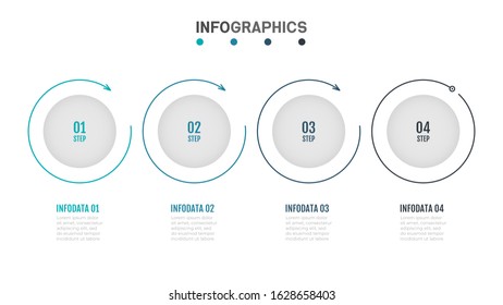 Modern Infographics Label Design Thin Lines Stock Vector (Royalty Free ...
