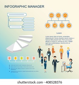 Modern Infographics Management Control System Demonstration Stock ...