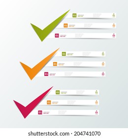 4,588 Infographic Checkmark Images, Stock Photos & Vectors | Shutterstock
