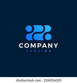Modern Initial Logo Company Stock Vector (Royalty Free) 2104356329 ...
