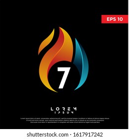 13,771 7 fire Images, Stock Photos & Vectors | Shutterstock